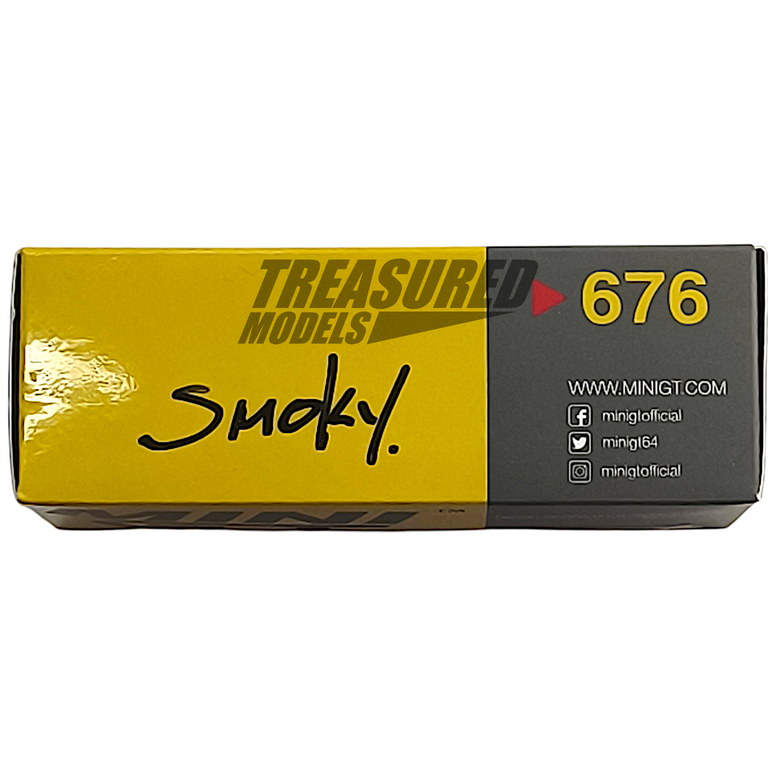 Autographed by Smoky Nagata Mini GT Nissan Skyline GT-R (R34) Top Secr ...