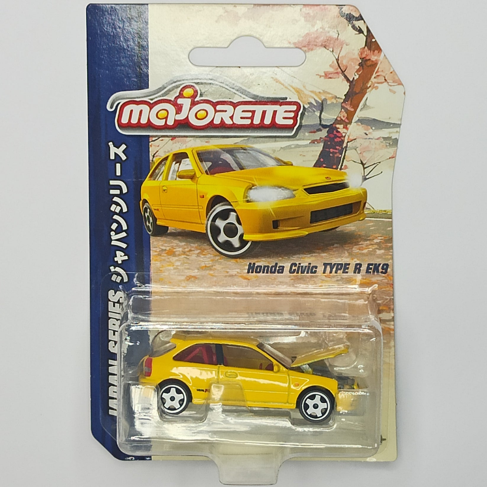 Honda Civic Type R EK9 Yellow 2024 Majorette Japan Series Premium 1/64 ...
