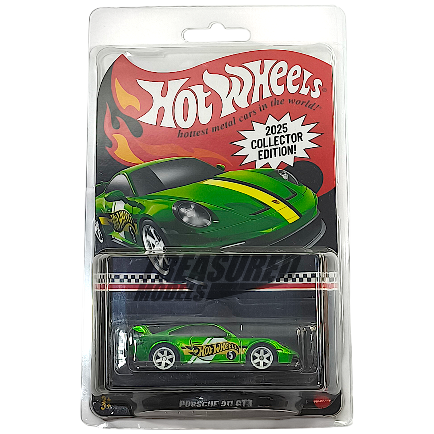 Hot Wheels Porsche 911 GT3 Spectraflame Green 2025 Premium Collector E ...