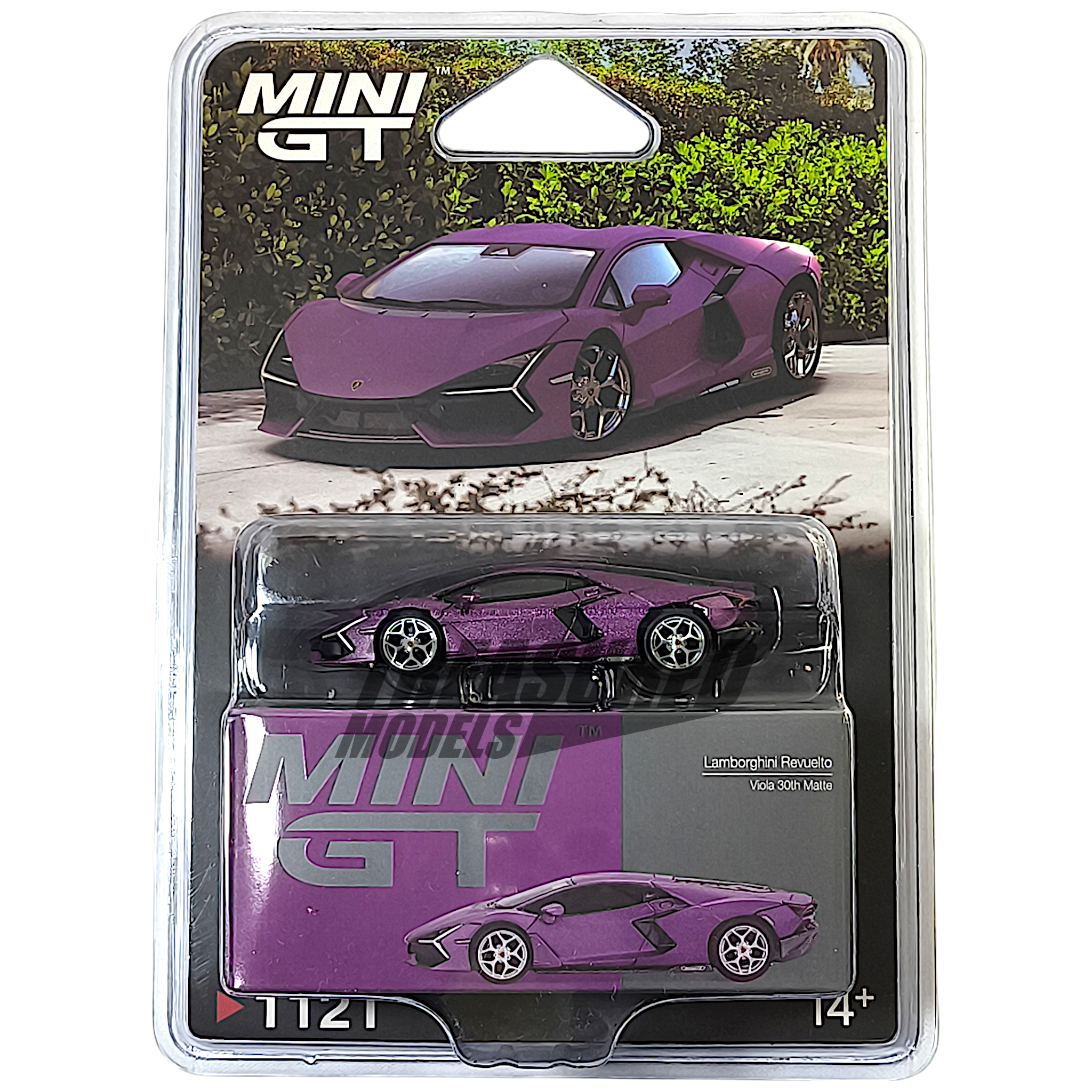 Mini GT Lamborghini Revuelto Viola 30th Matte Blister Packaging MGT011 ...