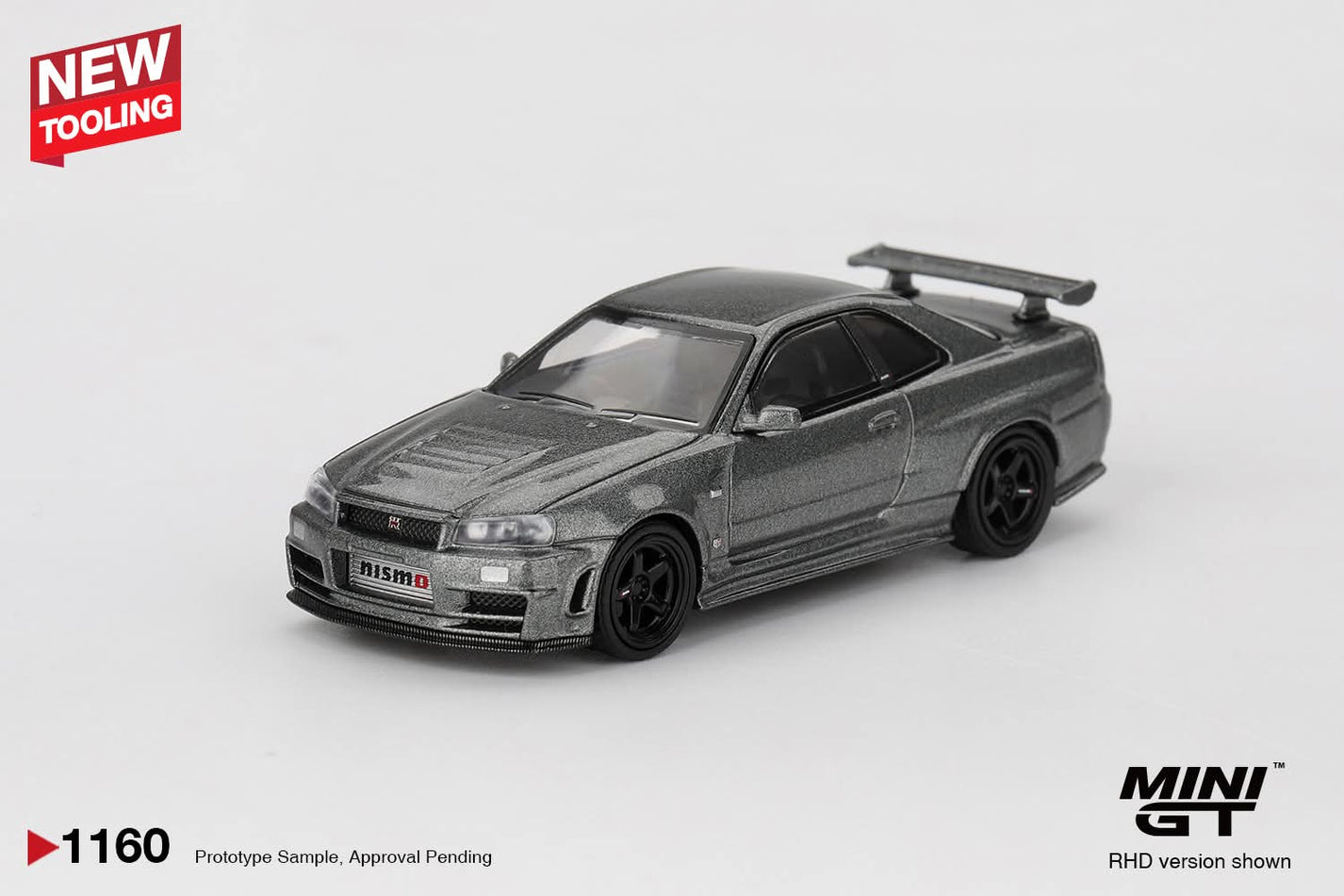 Mini GT Nissan Skyline GT-R Dark Metal Gray (NISMO BNR34 CRS Version ...