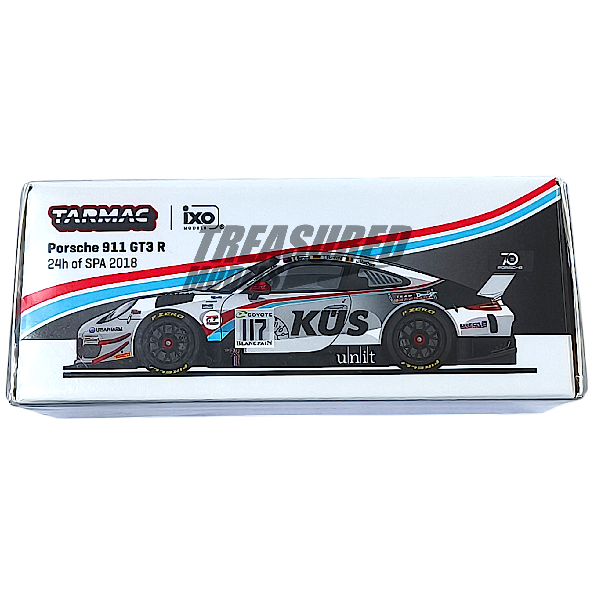 Tarmac Works Porsche 911 GT3 R 24h of SPA 2018 E. Bamber T.Bernherd L ...