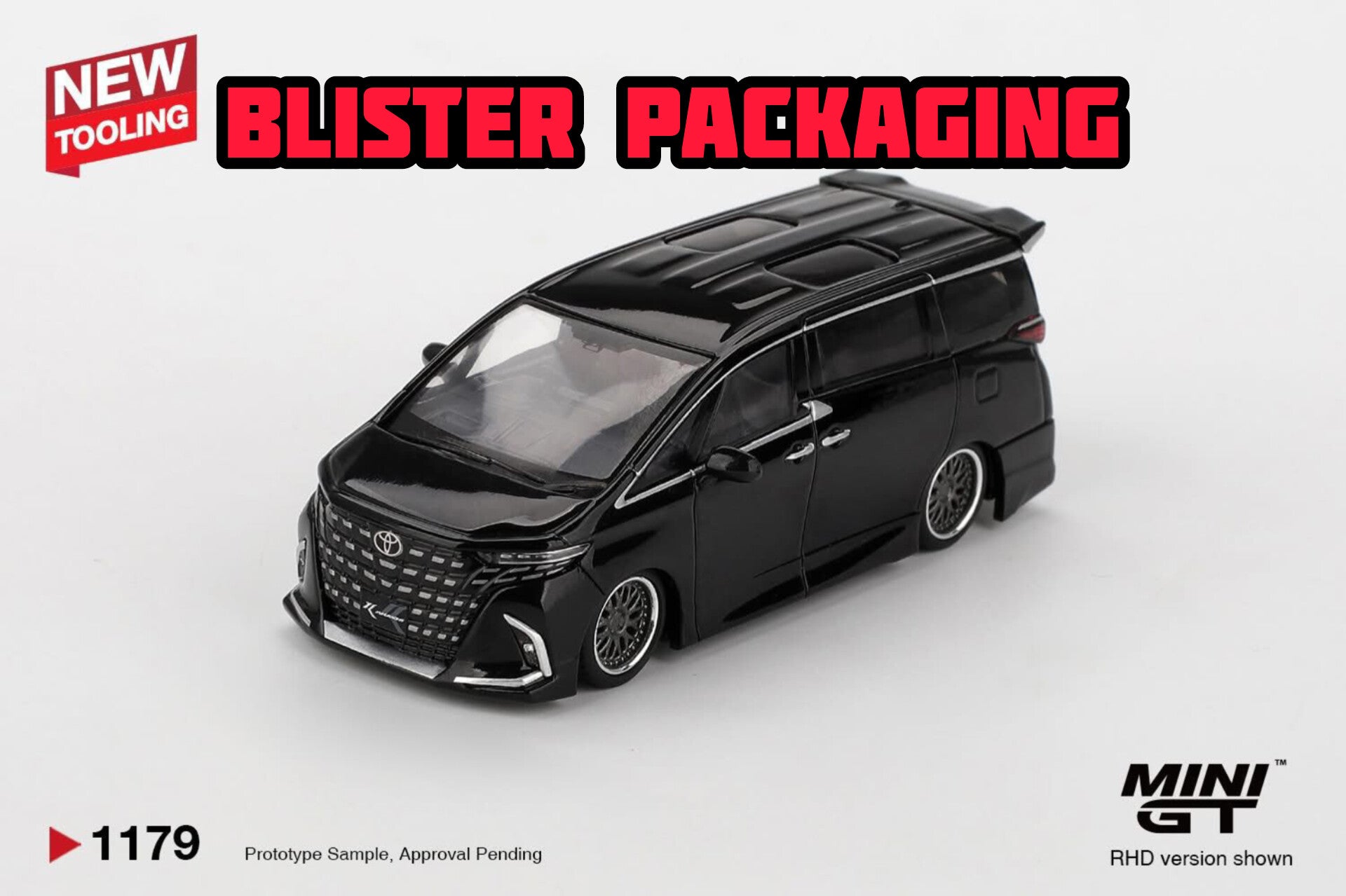 [Pre-Order] Mini GT Toyota Alphard 40 KUHL Black Blister Packaging MGT ...
