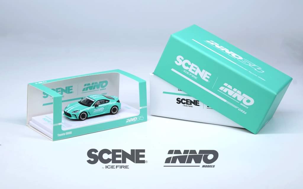 Inno64 Toyota GR86 Inno x Scene Macau Grand Prix 2024 Light Green IN64 ...