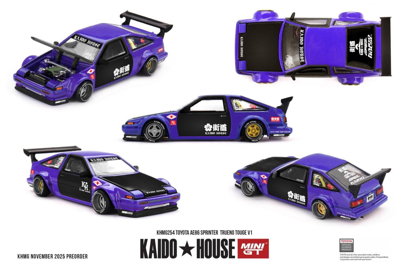 [Pre-Order] Kaido House Toyota AE86 Sprinter Trueno Touge V1 KHMG254 1 ...